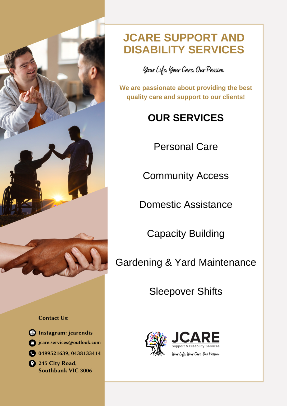 About Us – JCARE Support and Disability Services